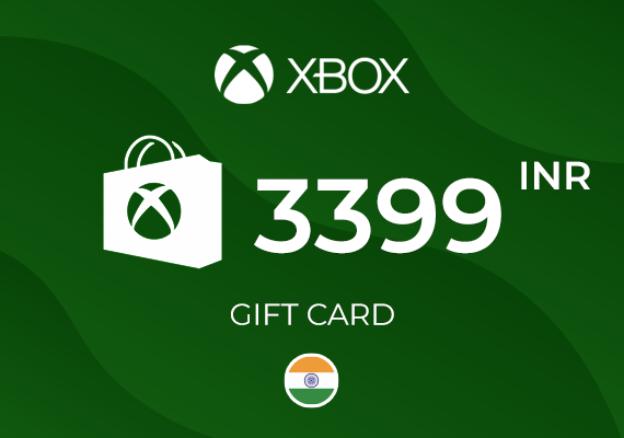 Xbox Live Gift Card 3399 INR Xbox Live Key INDIA